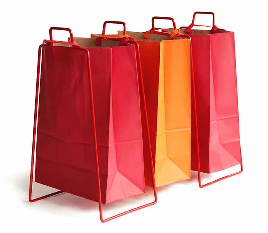 HELSINKI paper bag holder red – Everyday Design International
